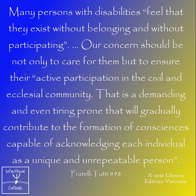 “Demanding and even tiring” – Intentional Catholic